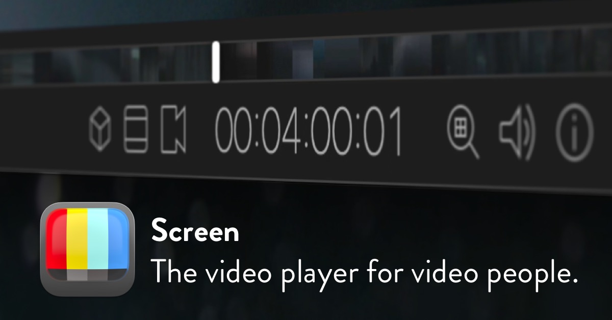Screen · The video player for video people